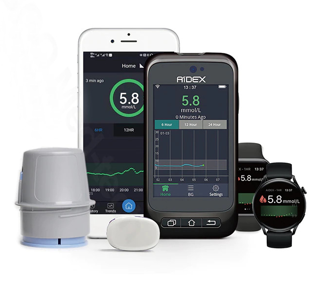 INTELIGENTNY SYSTEM MONITORINGU GLUKOZY AIDEX TRANSMITER+SENSOR Vigomed ...